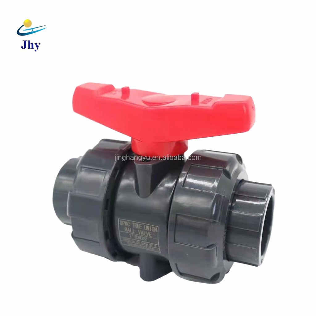 All Size PVC Plastic Handle True Union Double Union Ball Valve | Shopee ...
