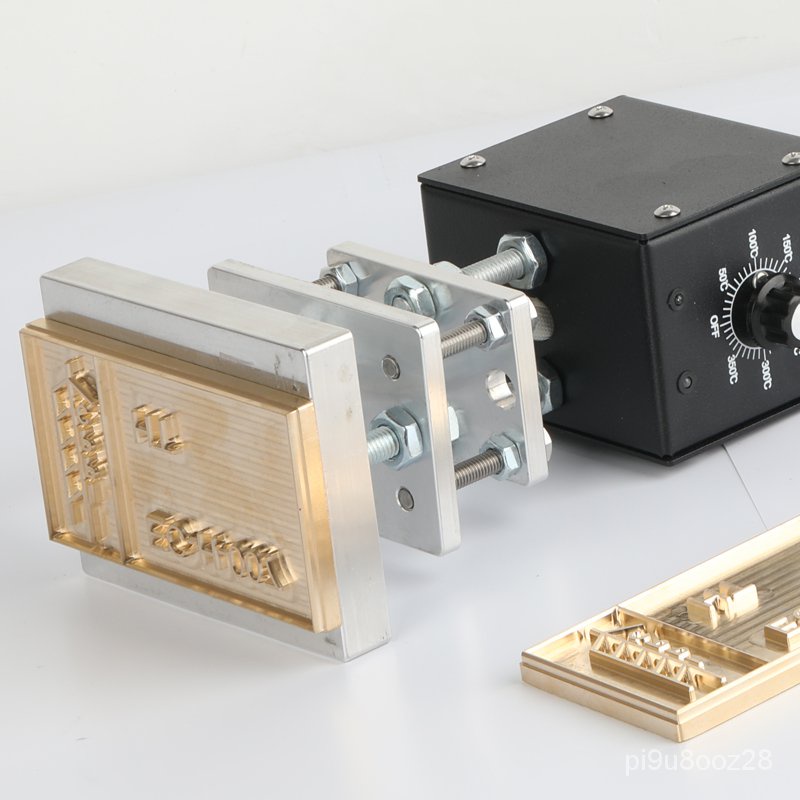 Custom Electric power iron Leather Copper Logo Seal Embosser Bakery ...