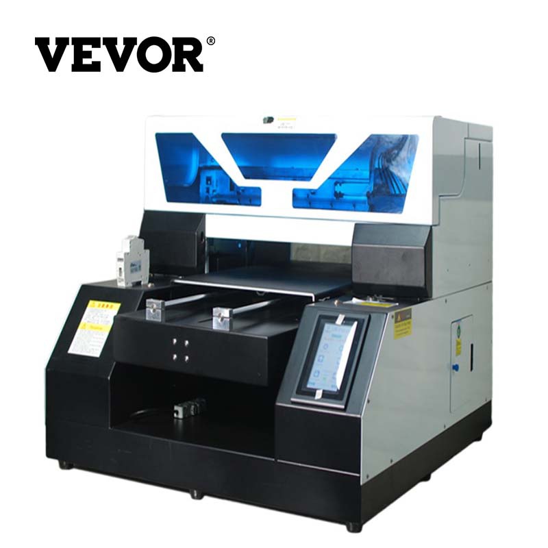 VEVOR Upgraded A3-19 UV Printer Flatbed Automatic Bottle Printer ...