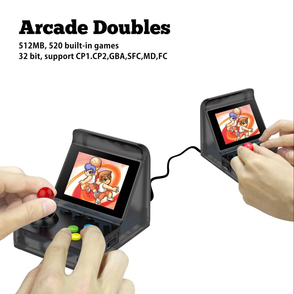 Retro Arcade Mini 32Bit 520 Games Handheld Game Console Portable Retro ...