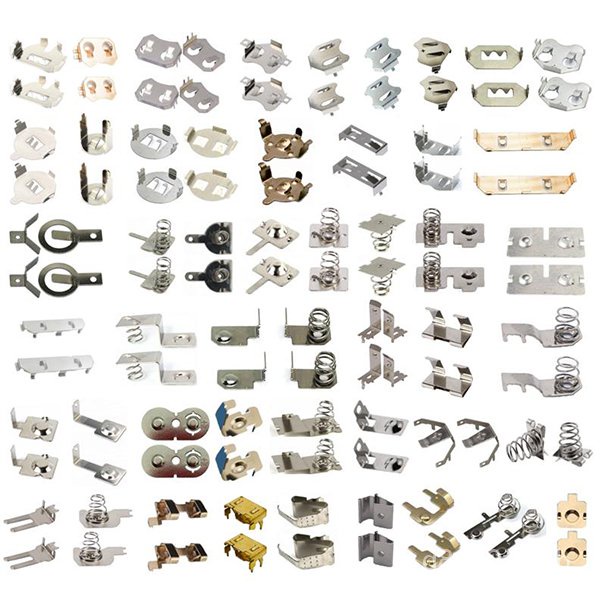 Precision Spring Steel 2 Cell Leaf Spring AAA Battery Contact With Tin ...