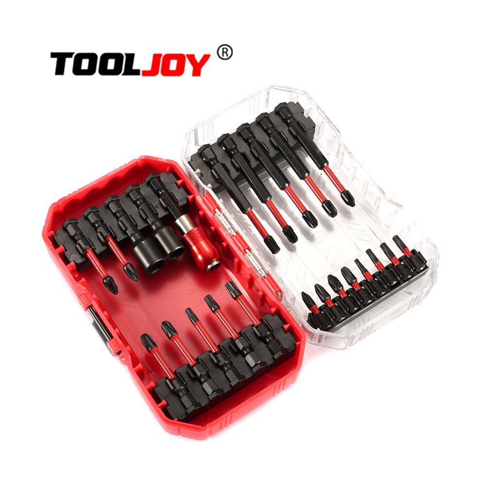 TOOLJOY Direct Supply S2 Steel 42pcs Hex impact bits Screwdriver Bit ...