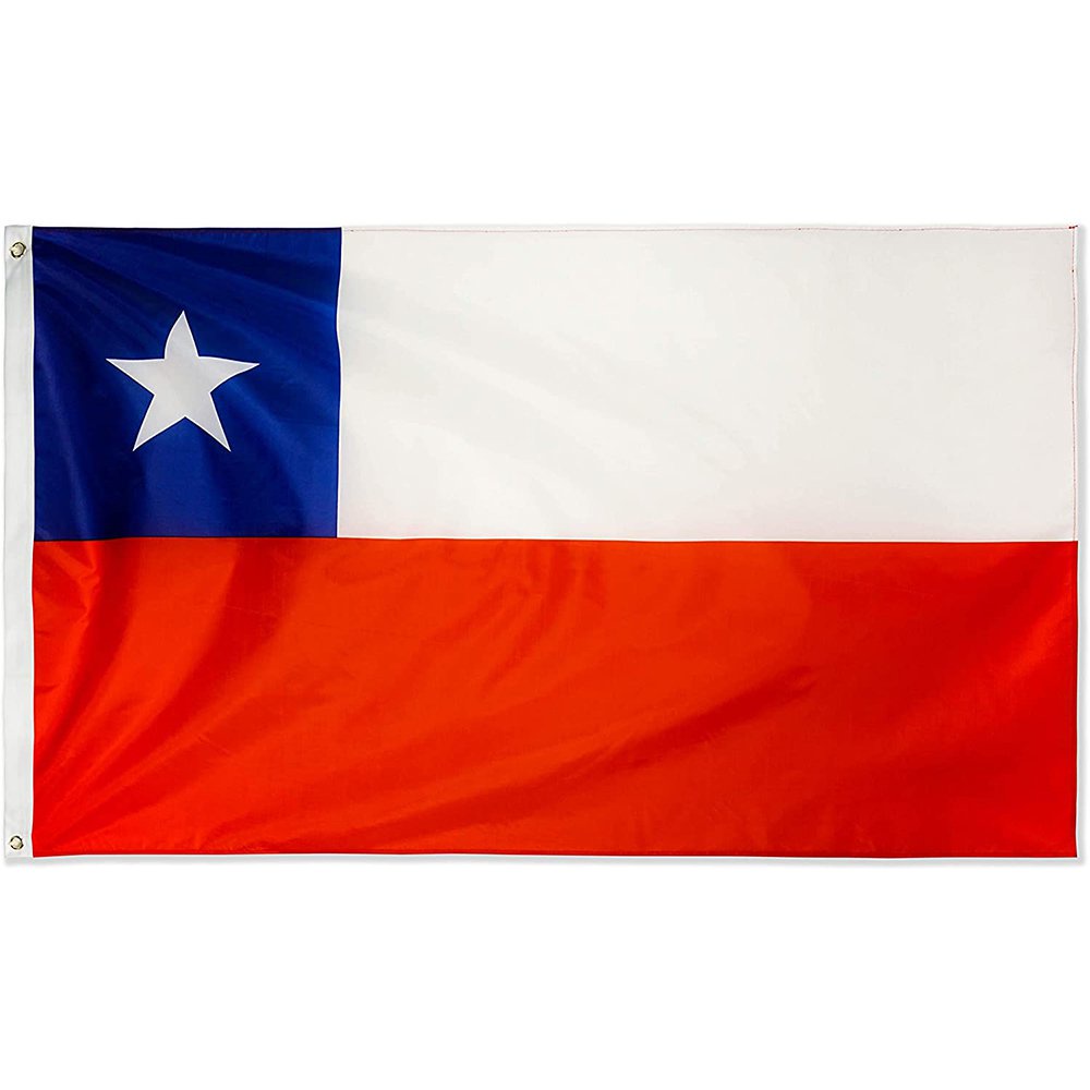 Chile National Flag 3x5 FT 90X150CM Banner-Vivid Color and UV Fade ...