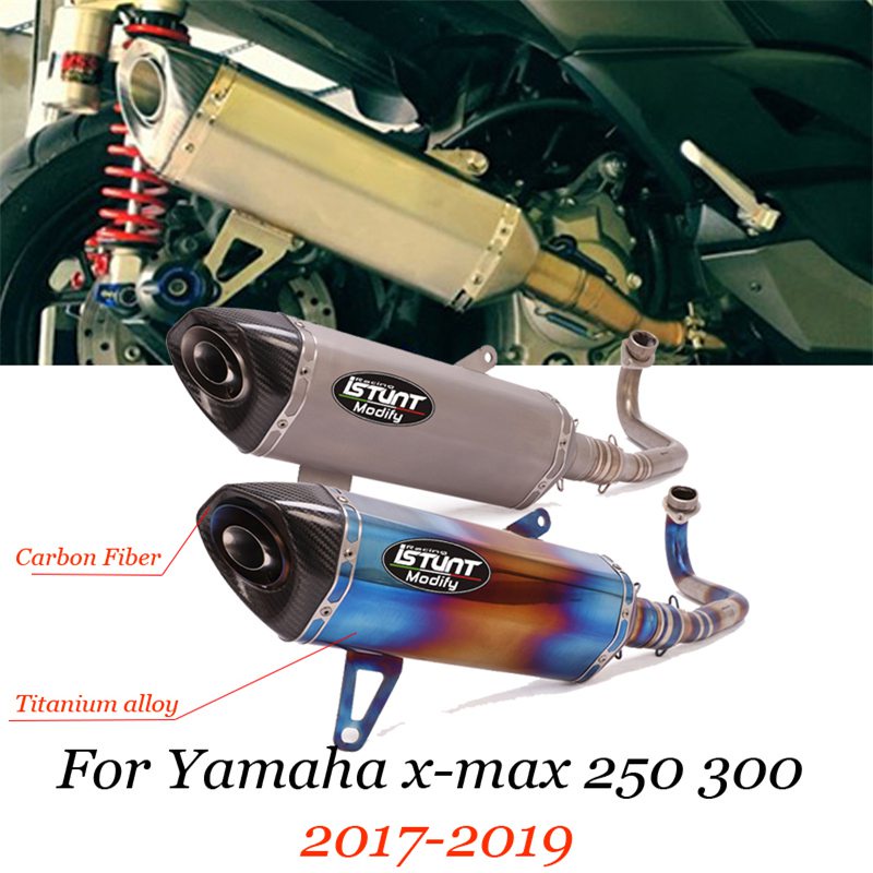 For Yamaha x-max 250 300 xmax 250 300 2017-2019 Motorcycle Exhaust Pipe ...