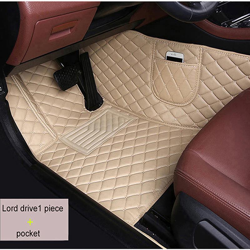 main driver 1 seat Car floor mats for bmw e46 e36 e60 x5 e70 e30 f10 g30 e30 e34 e39 e90 f10 f20 ...