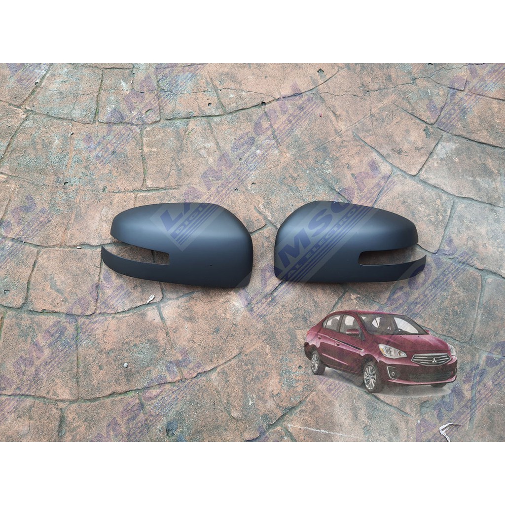 ﹍Mitsubishi Mirage G4 2014 - 2022 GLS Side Mirror Cover Black | Shopee ...