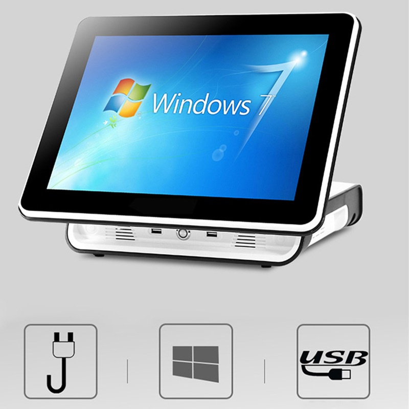 Folding type Touch Screen Windows Cashier Terminal All In One POS ...