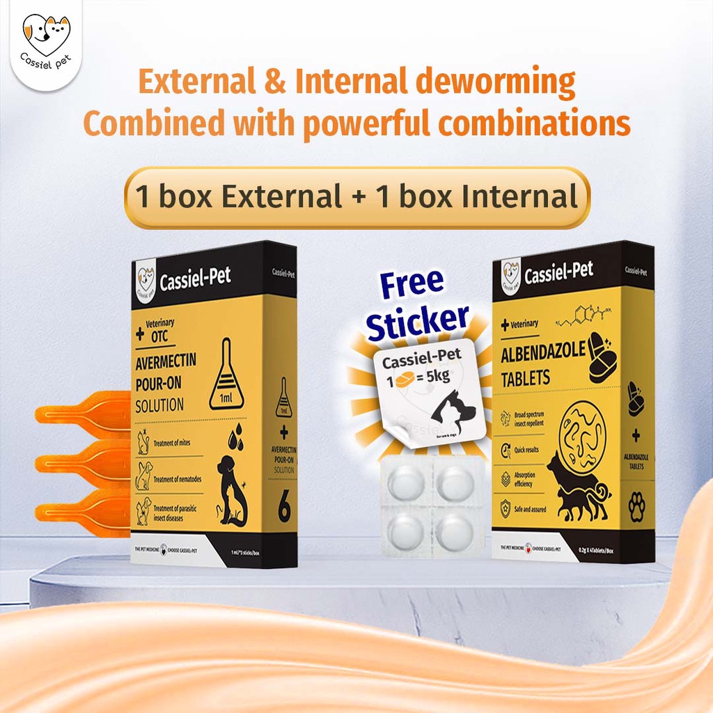 CASSIEL PET Tick And Flea Spot Treatment For Cats & Dogs Repellent Anti ...