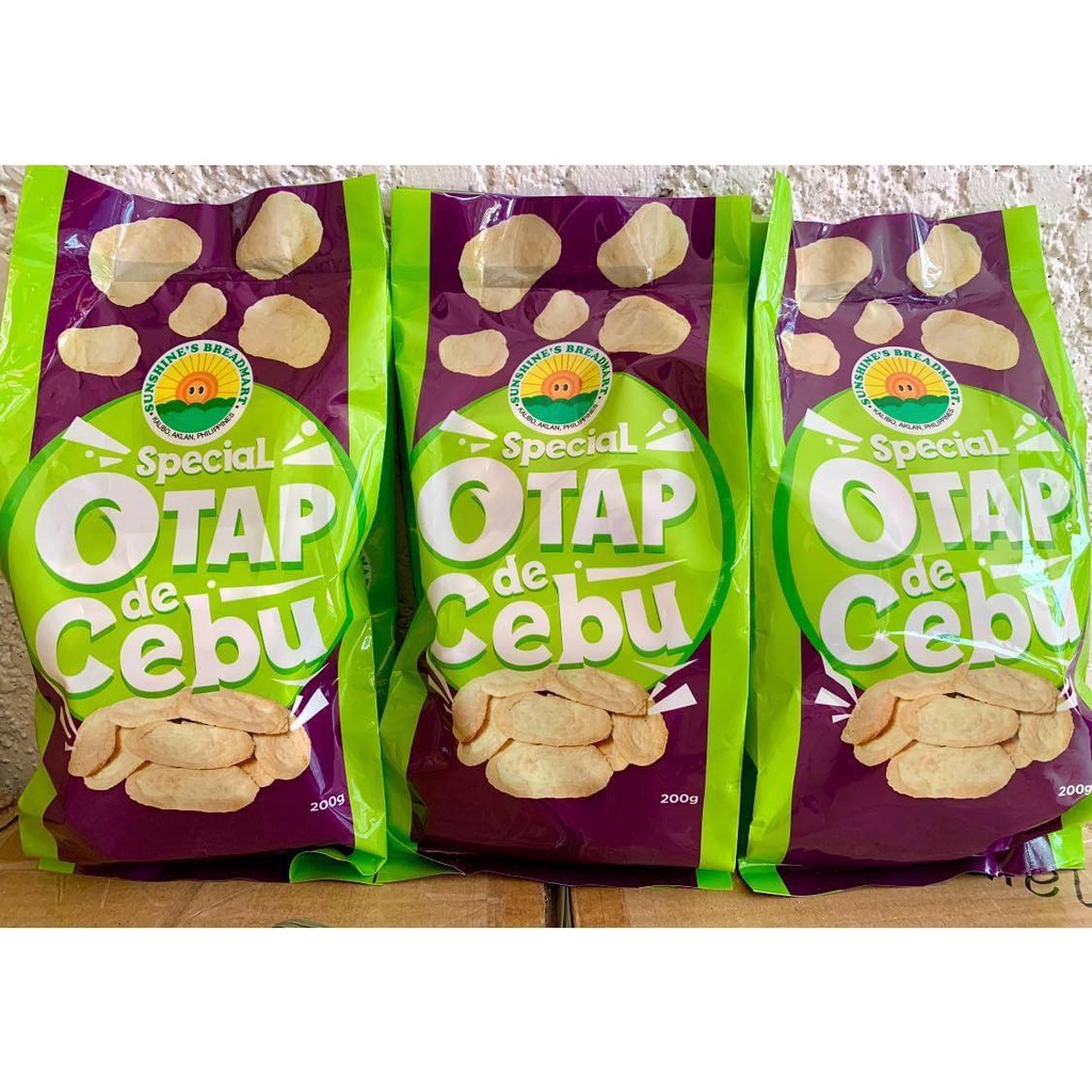 Otap De Cebu snack biscuit, 200g filipino style puff pastry | Shopee ...