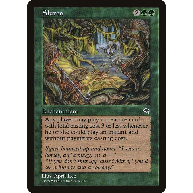 MTG Proxy Card - Aluren | Tempest (TMP) | Shopee Philippines MTG Proxy Card - Aluren | Tempest (TMP) | Shopee Philippines