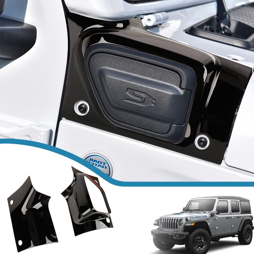 Car Engine Hood Angle Wrap Guards Decoratiion Covers for Jeep Wrangler ...