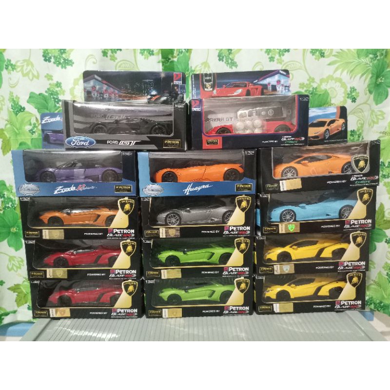 ♘Petron Toy Cars( Lamborghini, Ford & Porsche) | Shopee Philippines