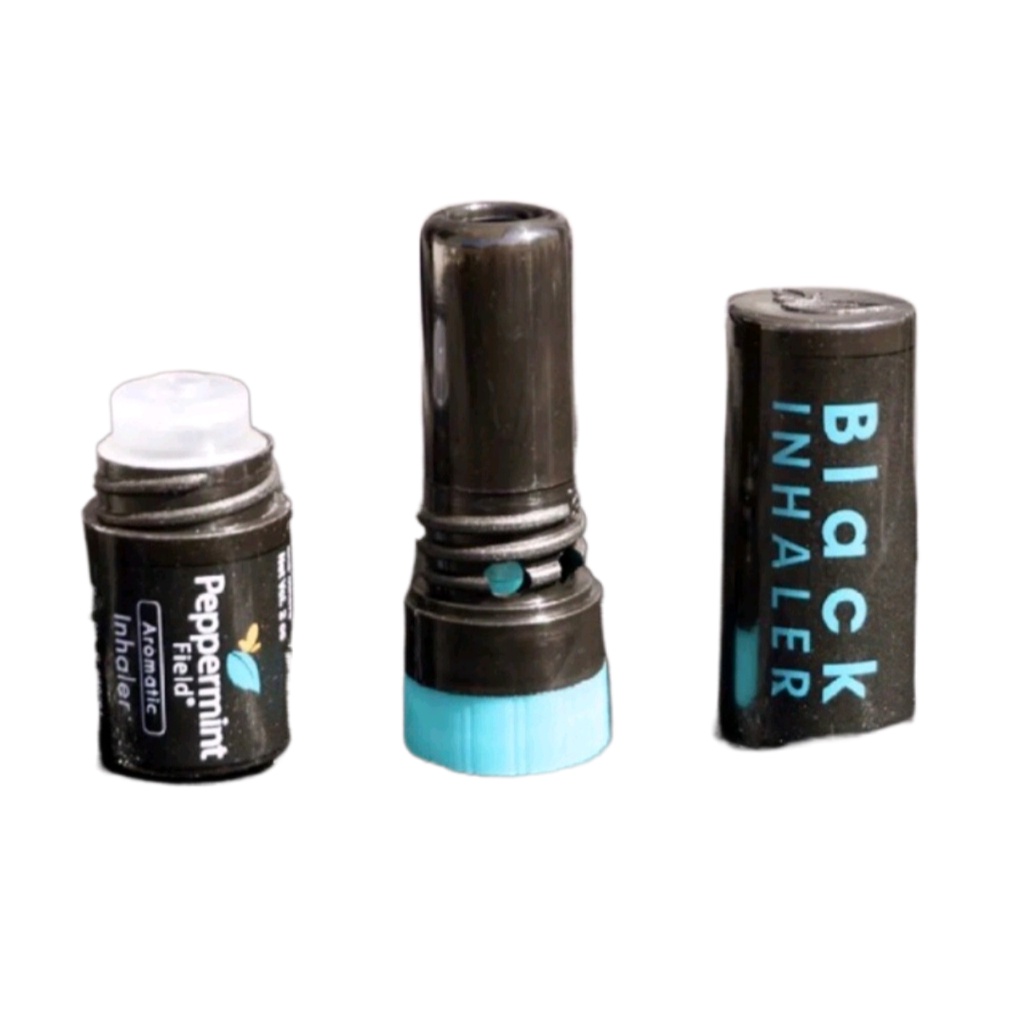 2023ln stock☄℗ PEPPERMINT FIELD BLACK INHALER 2 IN 1 NASAL DECONGESTANT ...