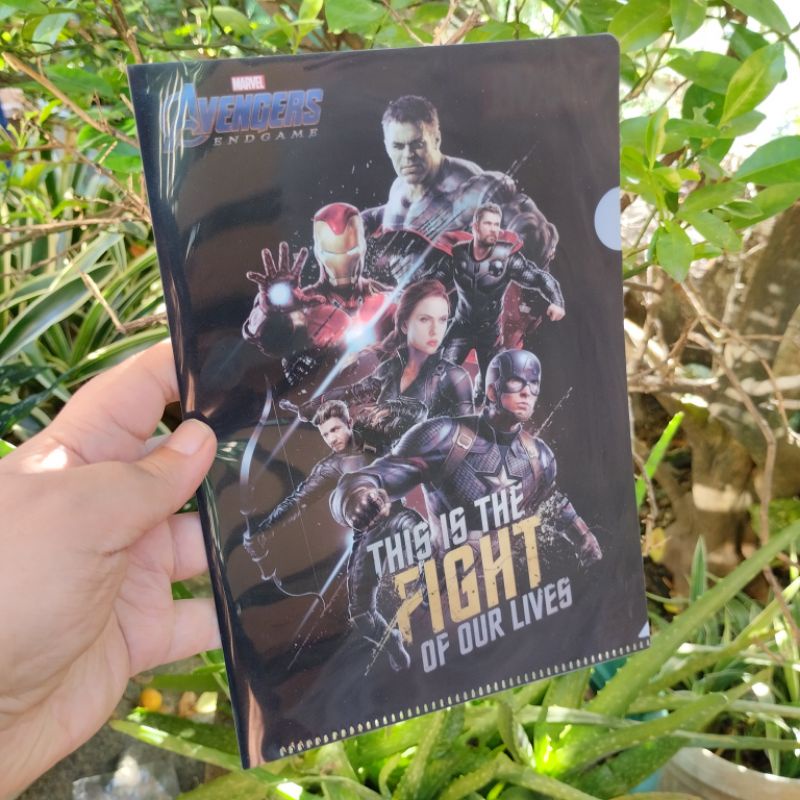 MARVEL Avengers Clear File Folder | Shopee Philippines