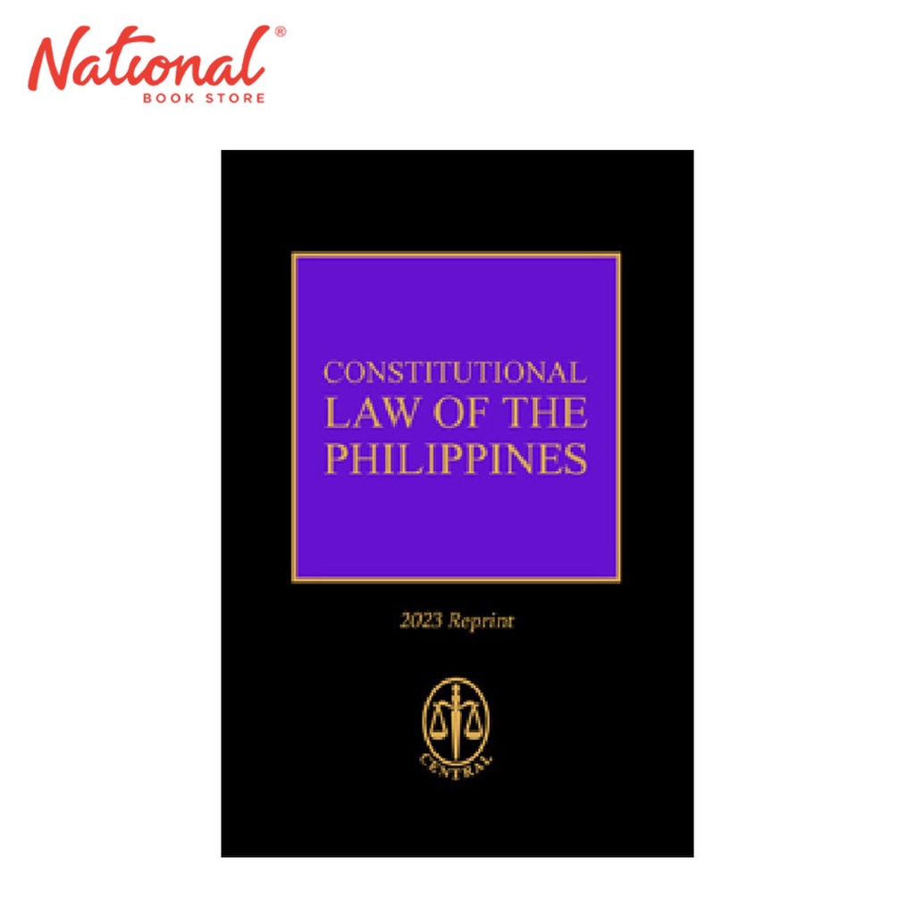 Constitutional Law of the Philippines (Codal - 2023 Reprint) by CBSI ...