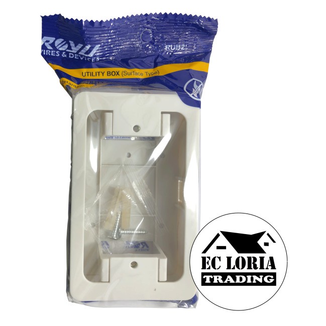 ☂ Royu Electrical Wall Mounted PVC Amco Box (Surface Type Utility Box ...