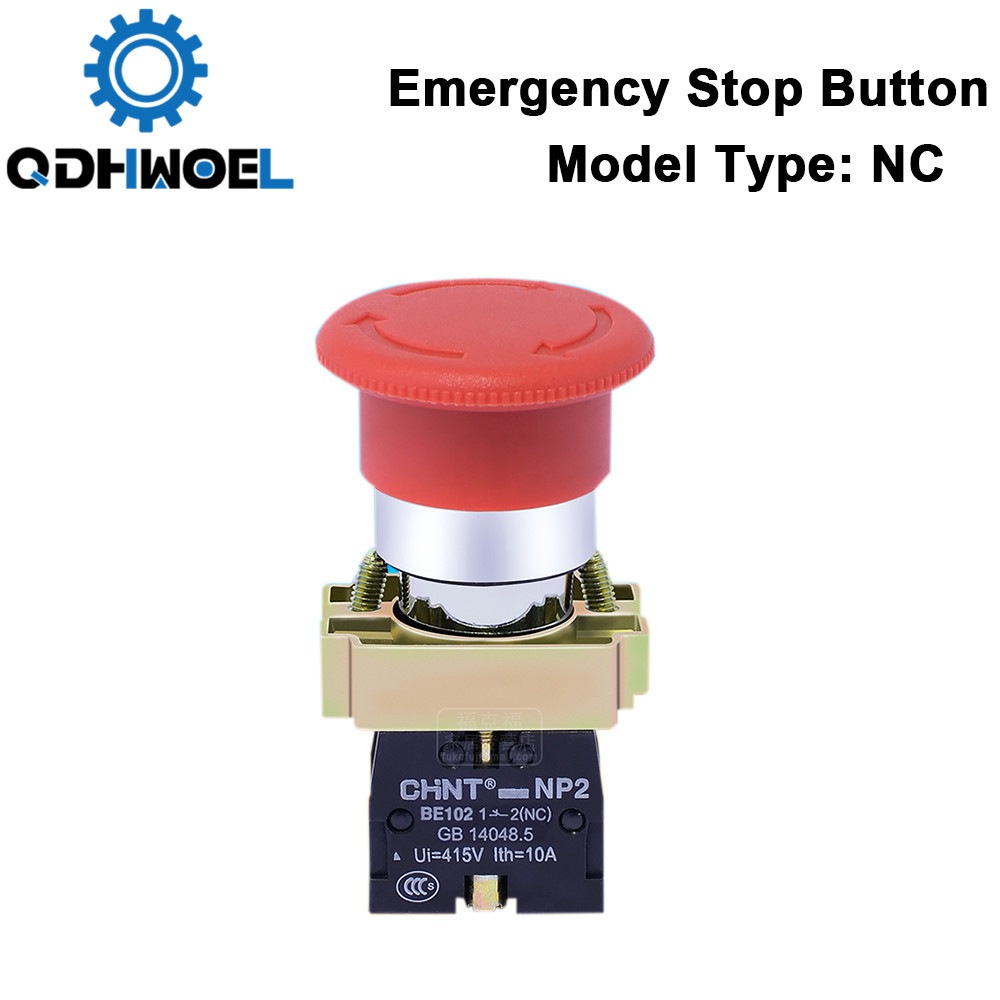 Emergency Stop Button NC for CO2 Laser Engraving Cutting Machine ...