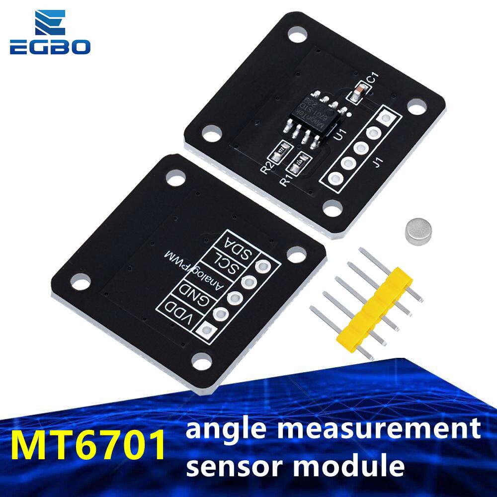 MT6701 magnetic encoder magnetic induction angle measurement sensor ...