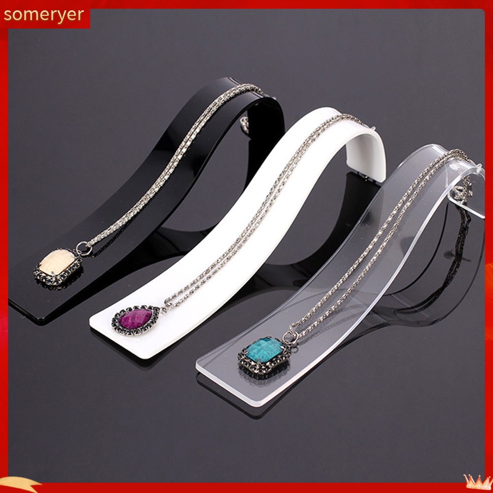 [someryer] Acrylic Bracelet Necklace Jewelry Display Stand Prop Show ...