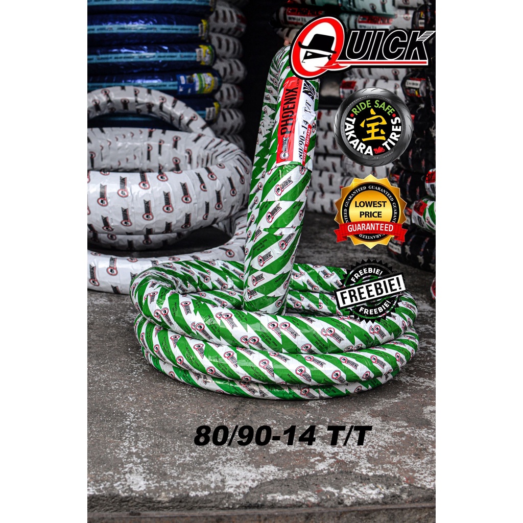 ☁ Quick Tires Phoenix Tubetype 14 by TAKARA (FREE TIRE SEALANT, PITO ...