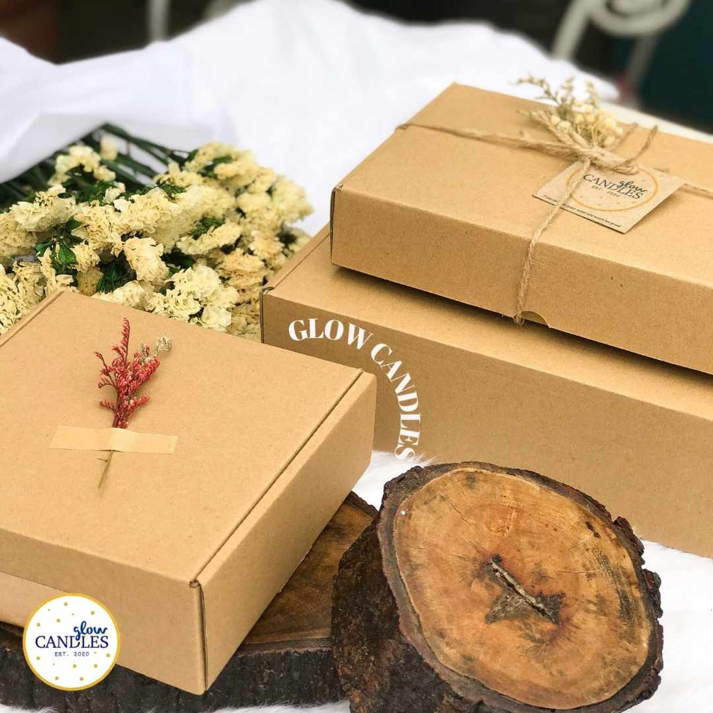 Eco Friendly Gift Boxes for packaging by Glow Candles (tin cans only ...