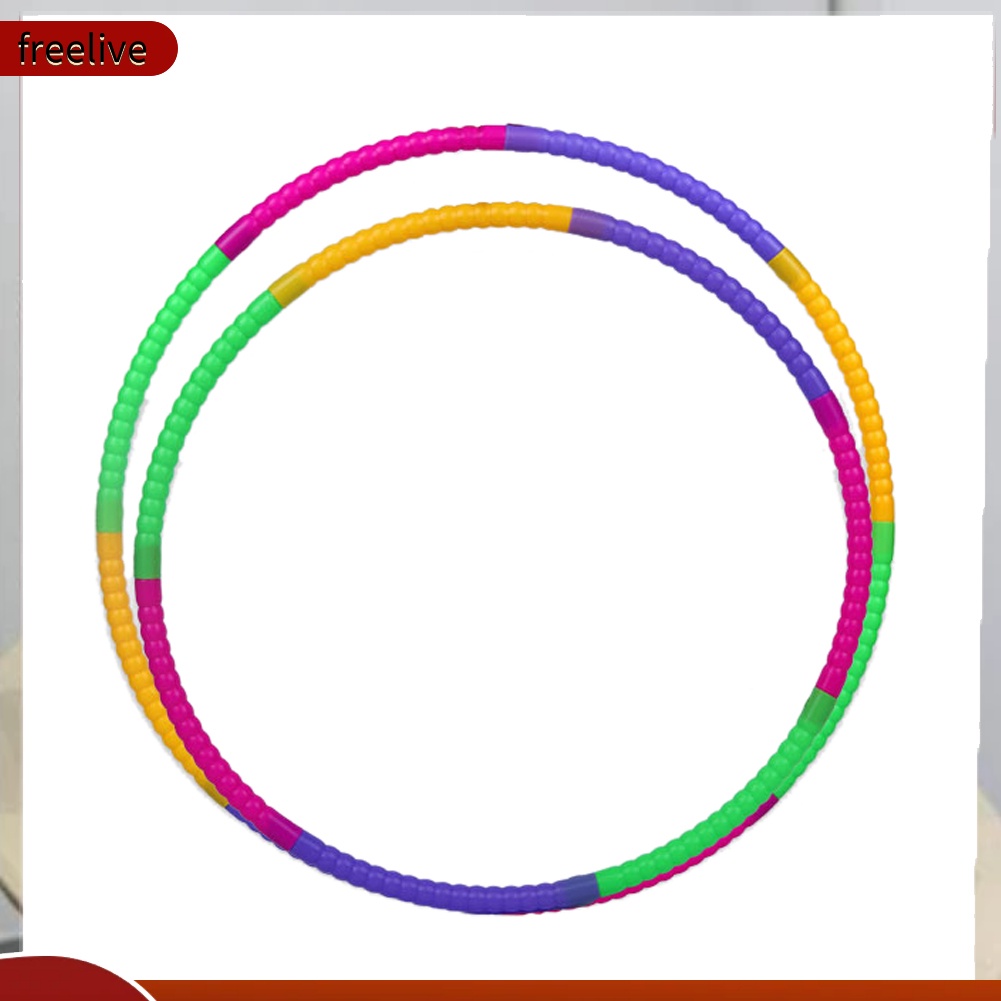 (freelive) Detachable 50/60cm Colorful Plastic Hula Kids Children ...