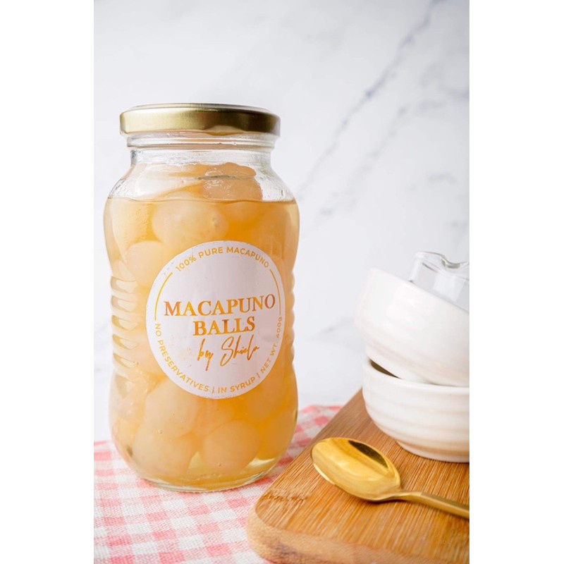 Macapuno balls in syrup- all natural. Ideal for dessert. | Shopee ...