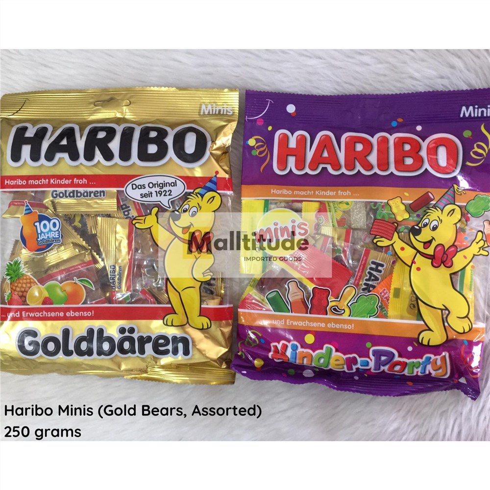 Haribo Minis 250 grams (Gold Bears, Assorted) | Shopee Philippines