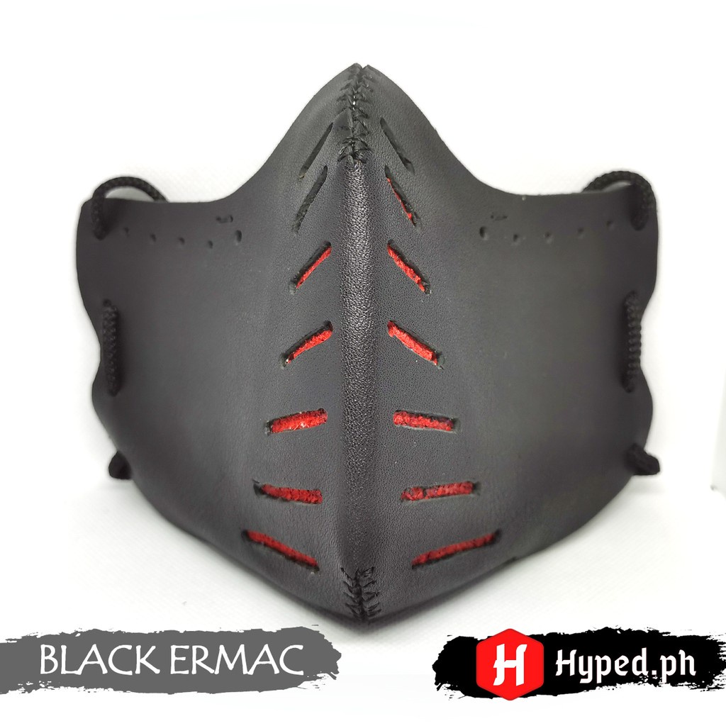 ♣ ♈Mortal Kombat Black Ermac Leather Mask | Shopee Philippines
