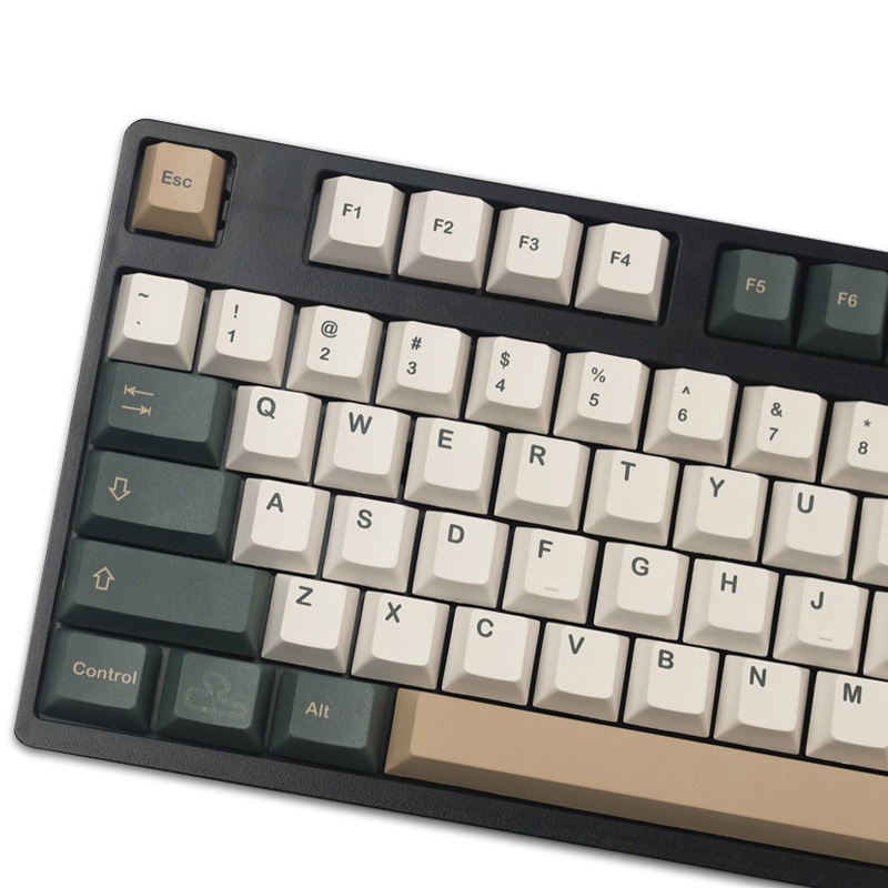 144 Keys GMK British Racing Green Keycaps Cherry Profile PBT Dye ...