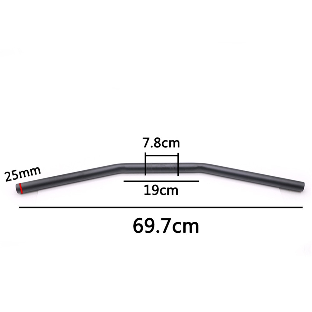 【new】 1'' 25mm Moto Universal Motorcycle Handlebar Drag Straight Bar ...