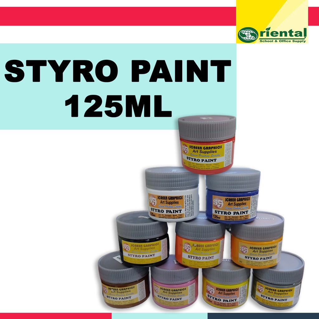 ₪Styro Paint 125ml - Good for Arts and Crafts - Painting Skills ...