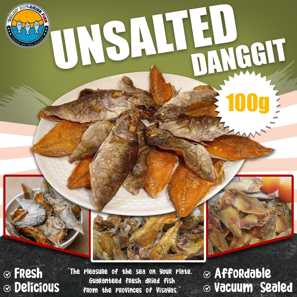【Hot Sale】Premium Unsalted Crispy Boneless Danggit (100g/200g/500g ...
