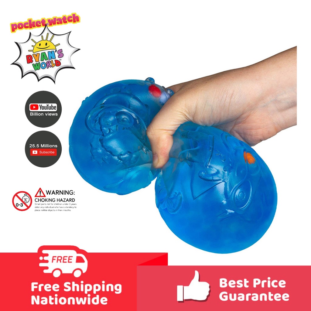 ☂ ☃RYAN'S WORLD 124496-60 Wobbli Ballz Blue Squeeze | Shopee Philippines