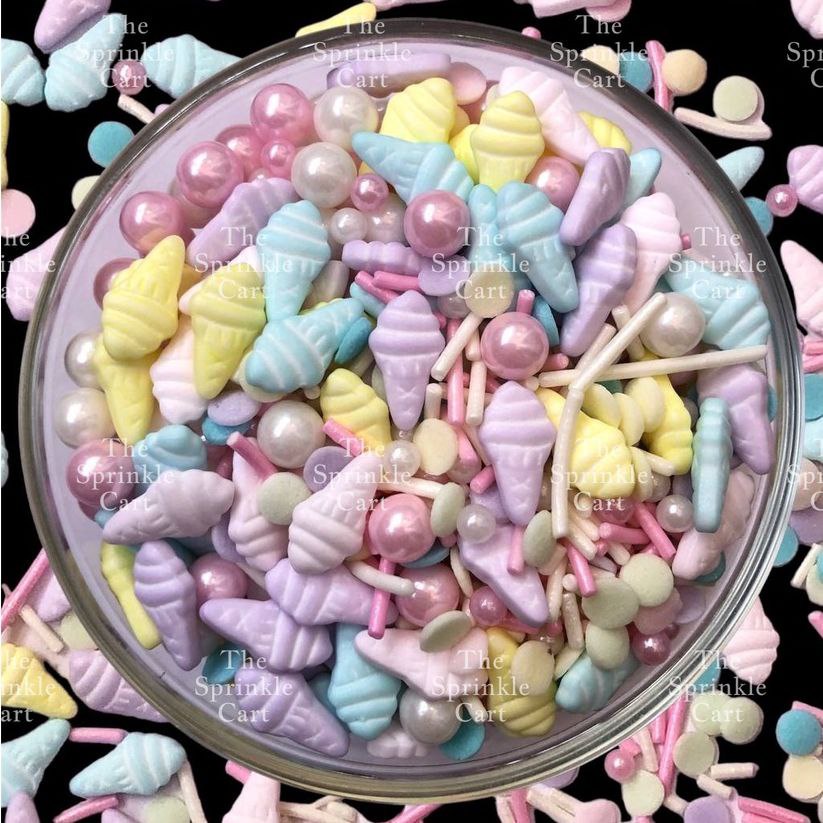 Assorted Design Edible Sprinkles Dragees Baking Sugar Candy Cake ...