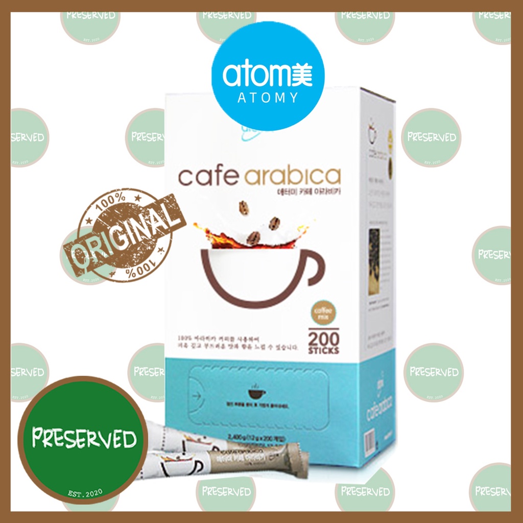 Atomy Cafe Arabica Premium 3 in 1 Coffee (200 Sticks) | Shopee Philippines
