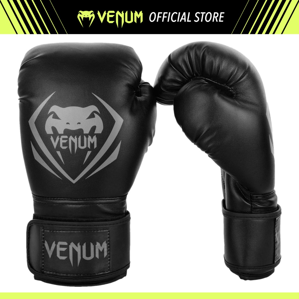 VENUM CONTENDER BOXING GLOVES - BLACK/GREY | Shopee Philippines