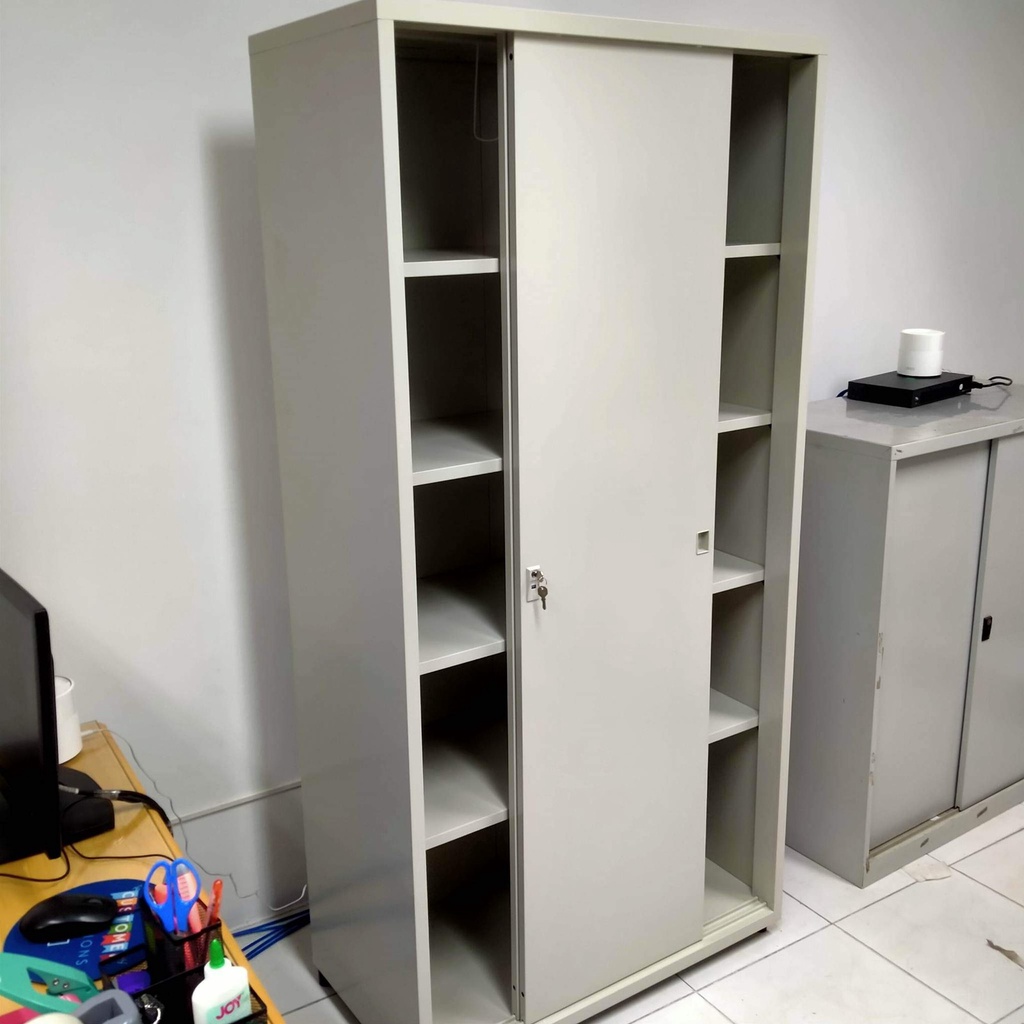 Metal Sliding Door File Cabinet, Sliding Door Cupboard, Metal Office ...