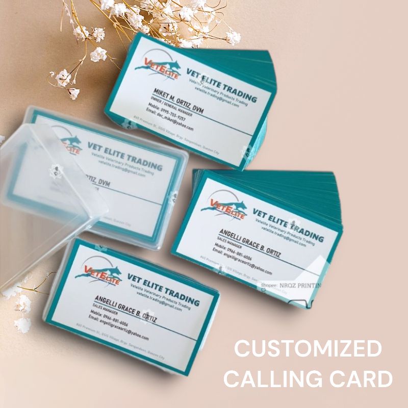 CUSTOMIZED CALLING CARDS - 1 SIDE PRINT ONLY GLOSSY AND MATTE 50s and ...
