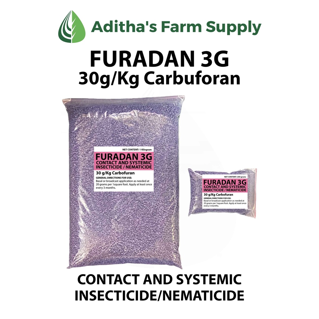 Carbofuran: Furadan 3G (Contact and Systemic Insecticide/Nematicide ...