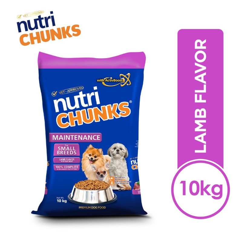 Nutri Chunks Adult Maintenance for Small Breeds 10kg | Shopee Philippines