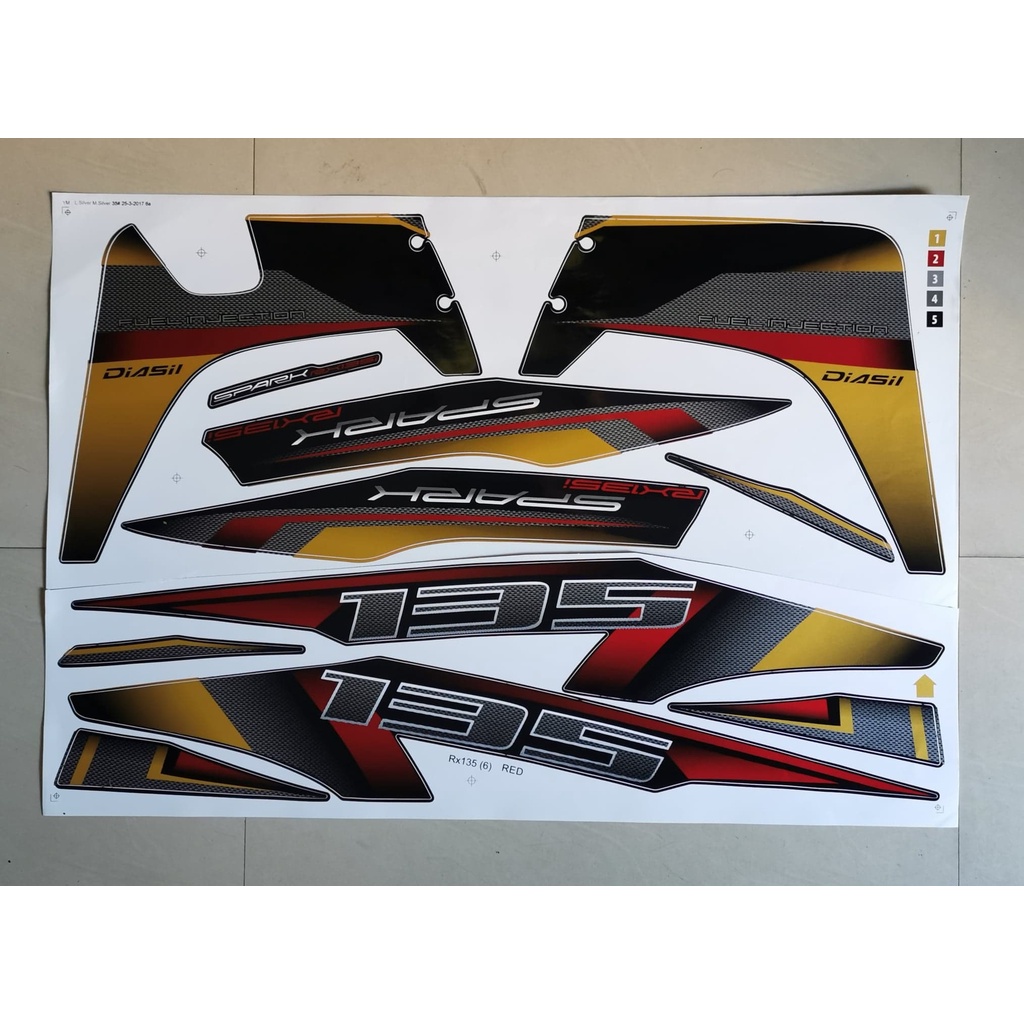 YAMAHA SNIPER Mx135 Classic MALAYSIAN Stock Decal/Sticker | Shopee ...
