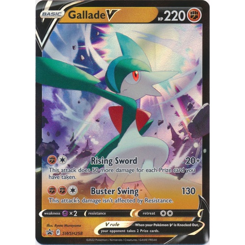 Gallade V - SWSH258 - Promo Pokemon Sword & Shield Promos | Shopee ...