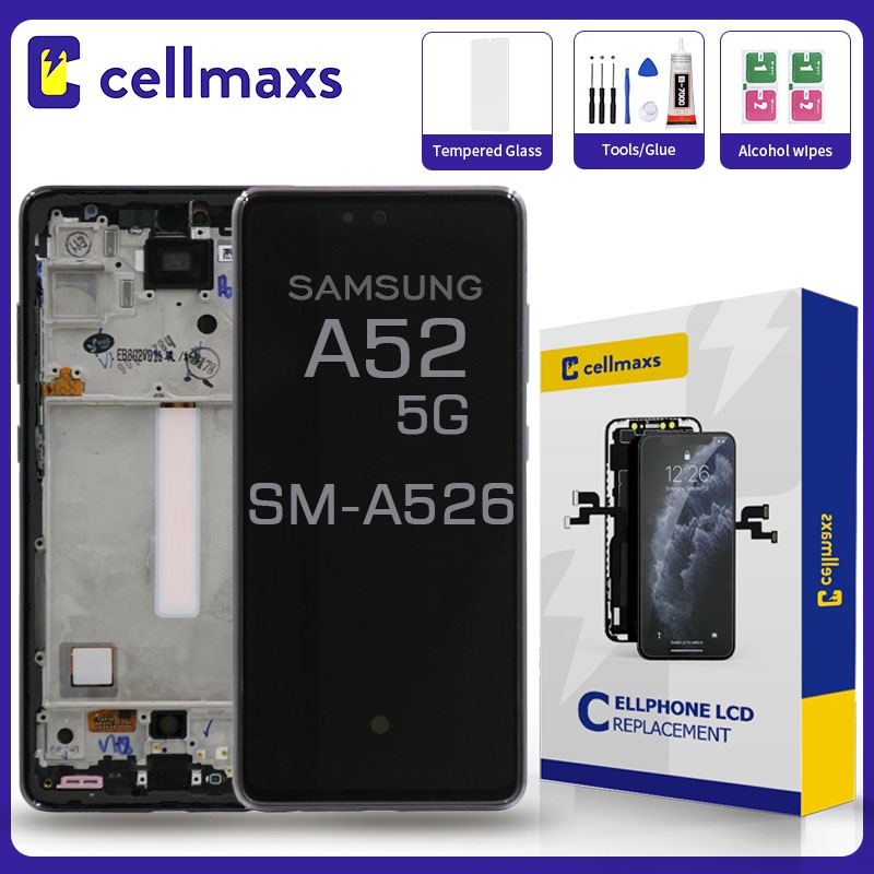 For SAMSUNG Galaxy A52 5G A526 LCD Touch Screen Replacement | Shopee ...