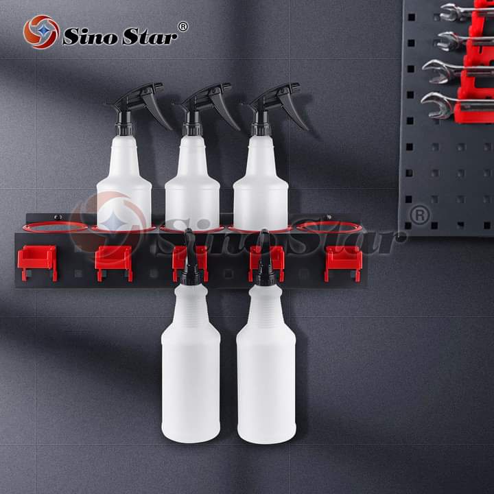 Spray Bottle Storage Rack Abrasive Material Hanging Board Holder Car ...