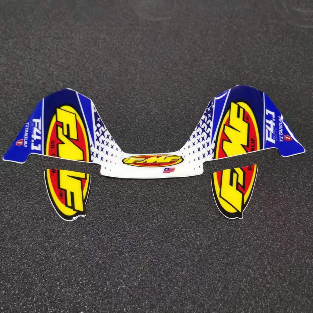 FMF Racing motorcycle F4.1 muffler decals 3M crystal film exhaust pipe ...