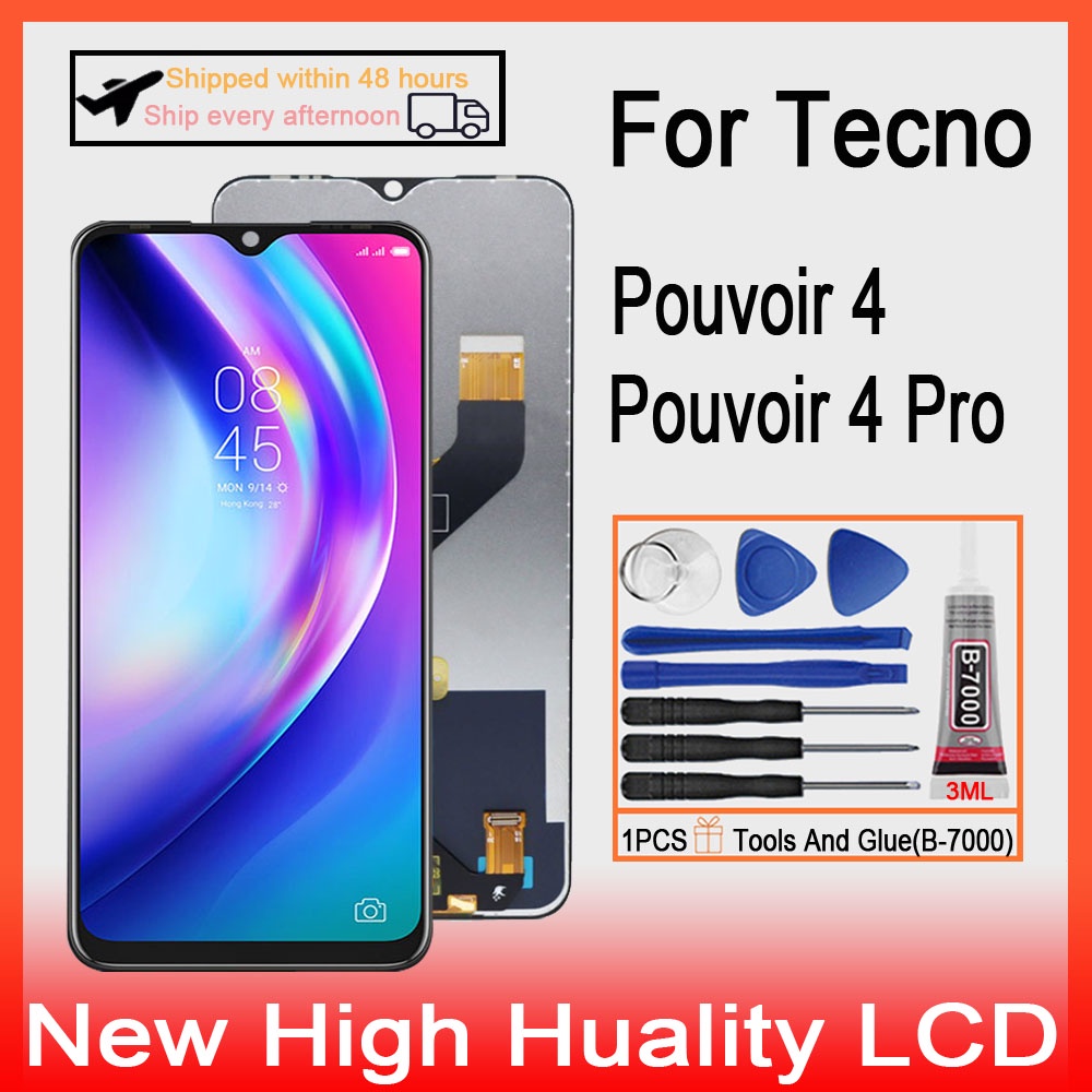 LCD Original For Tecno Pouvoir 4 LC7 LCD Touch Screen Digitizer For ...