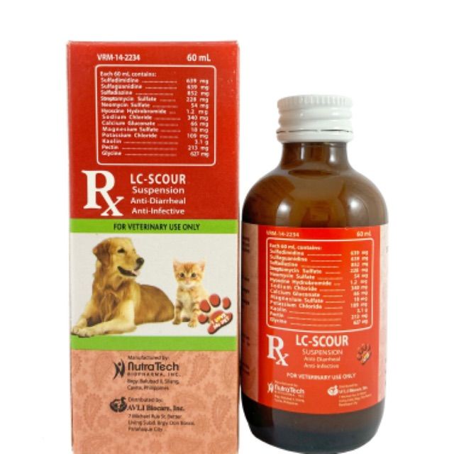 LC-SCOUR Anti-Diarrheal Supplement for Dogs/Cats 60ml | Shopee Philippines