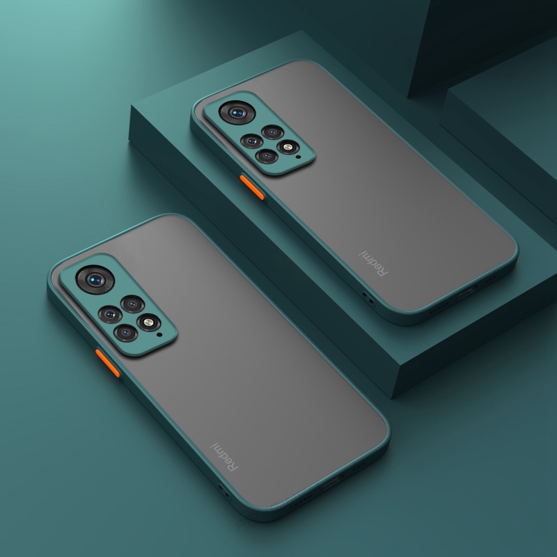 ARMOR Matte Acrylic Soft Phone Case Cover for Redmi Note 12 Pro + 4G 5G ...