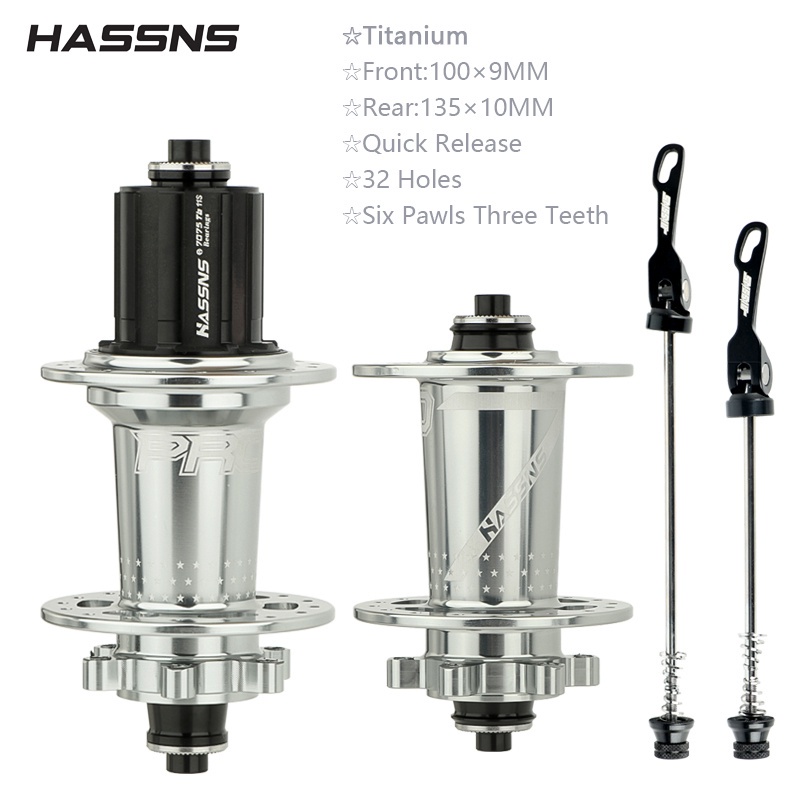 ⚡HASSNS PRO7 MTB Hub 6 Pawls 32 Holes Ultralight Hub 120 Beeps Sealed ...